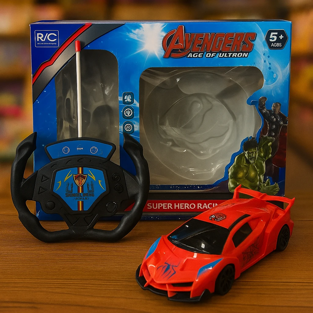 Avengers Superhero RC Car – Steering Wheel Remote | Alghaith Luxury ...
